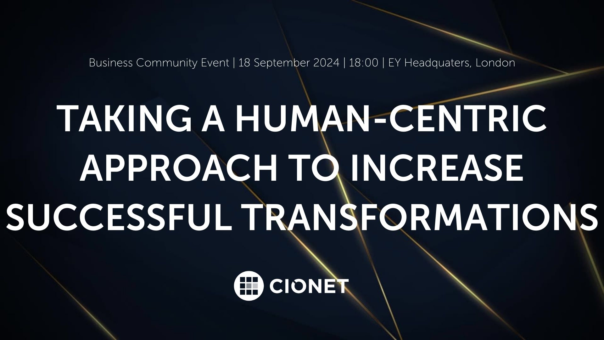 CIONET Events Overview